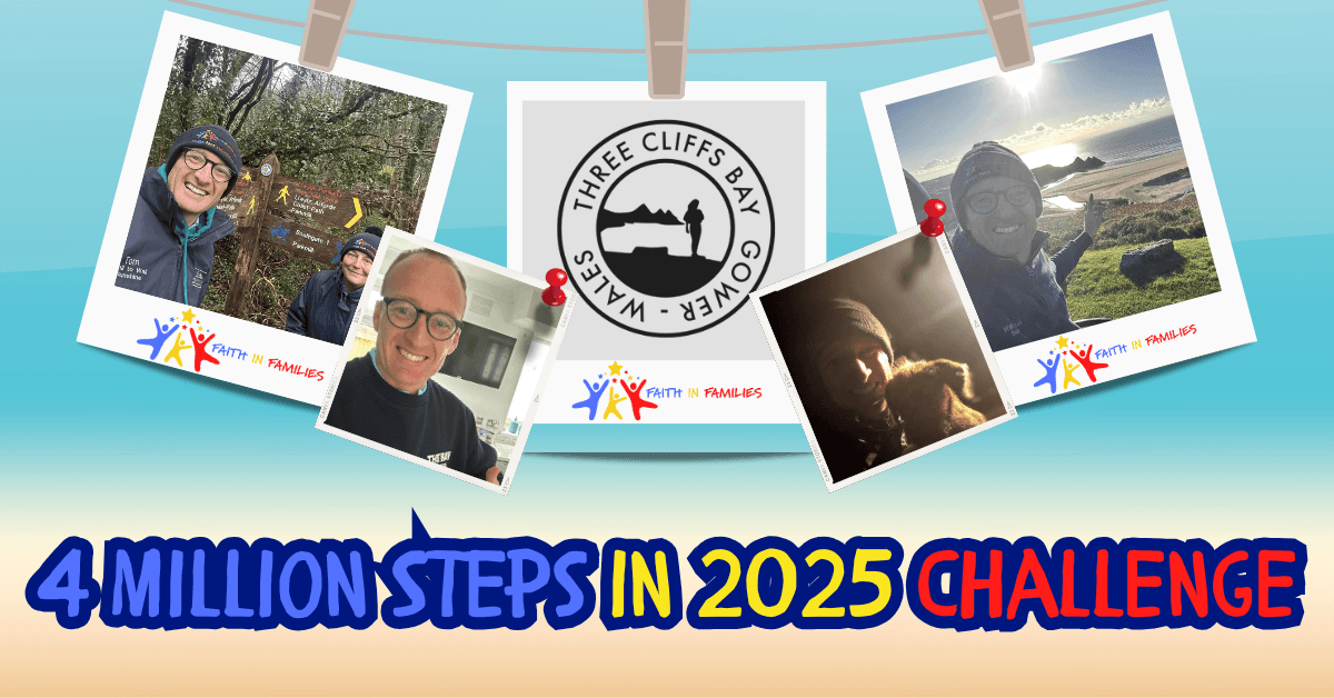 Tom Beynon 4 Million Step Challenge for Faith in Families